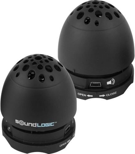 Sound Logic iCapsule Speakers Rechargeable USB Powered Portable ...