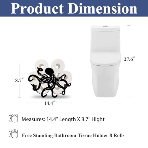 Unique Octopus Toilet Tissue Holder,Animal Paper F Unique Octopus | eBay UK