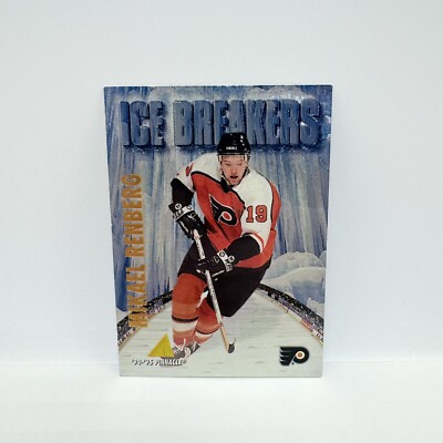 1995 Pinnacle Mikael Renberg Ice Breakers Insert NHL Hockey Trading ...
