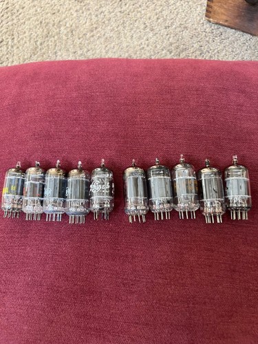 Lot of Ten Vintage American 12AX7 Vacuum Tubes | eBay