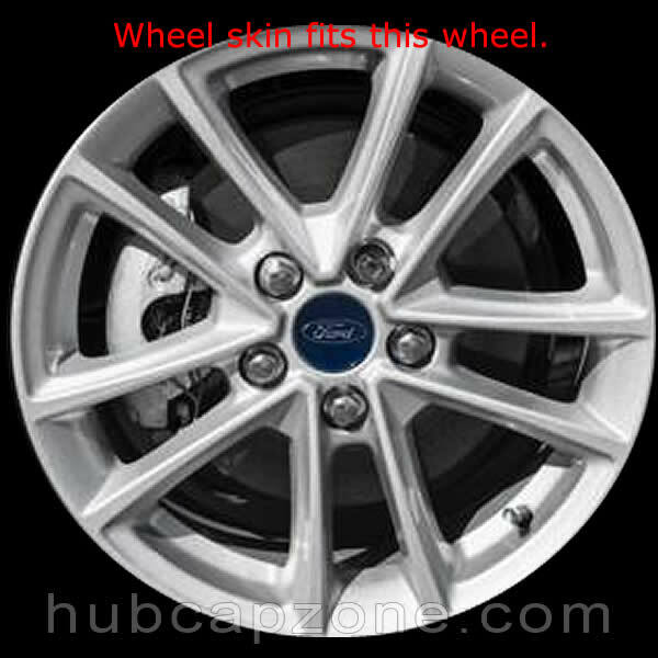 Black 16" Ford Focus Wheel Skins Hubcaps 2016-2017 Black Wheel Covers ...