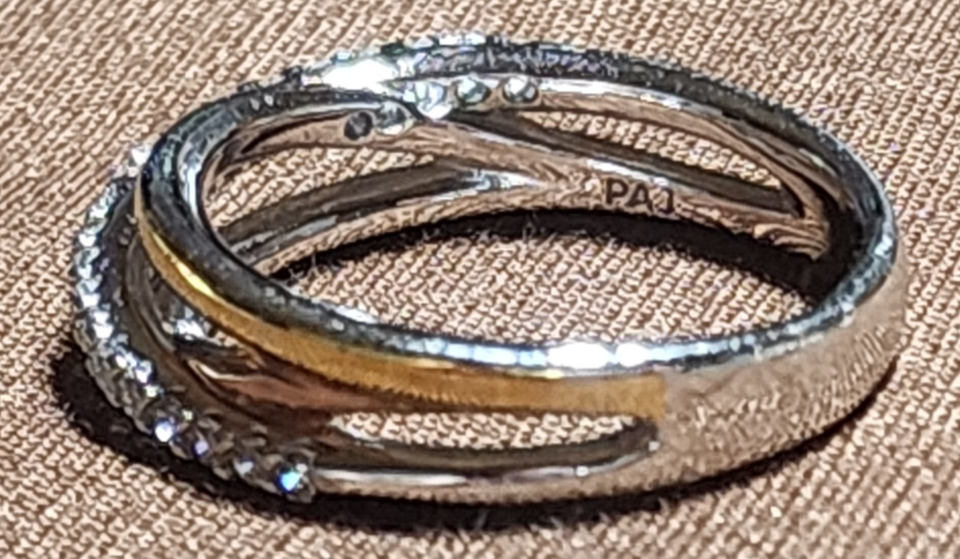 925 Sterling Silver Beautiful Lady's Ring Size 8 - CZ 925 PAJ - Diamond ...