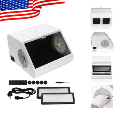US-Dental Dust Collector Vacuum Extractor Box Dental Lab Dust Proof Box ...