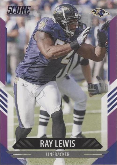2021 Score - Ray Lewis #93 Purple for sale online | eBay