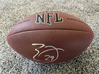*EARL THOMAS*SIGNED*AUTOGRAPHED*FOOTBALL*SEATTLE*SEAHAWKS*BALTIMORE ...