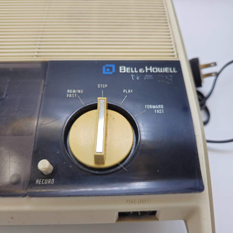 Vintage Cassette Player Bell E Howell 2393B Microphone Old School ...
