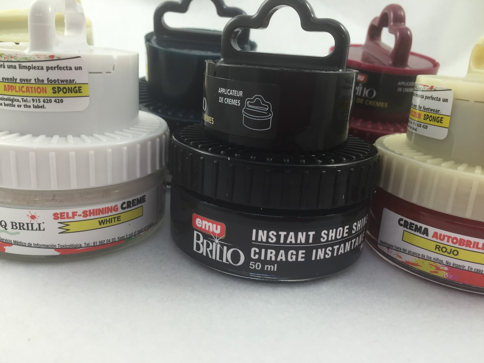 Brillo Instant Shoe Shine Cream with Sponge Applicator 50ml | eBay ...