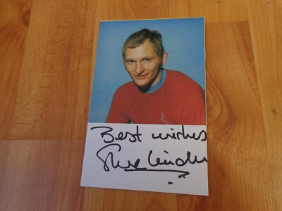 GENUINE SIGNED STEVE KINDON BURNLEY FC WHITE INDEX CARD 6X4" + PHOTO | eBay