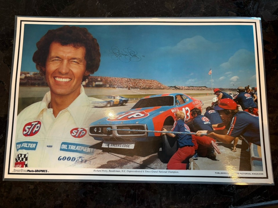 1986 Sportstar Photo-Graphics Richard Petty - Racing Pictorial Magazine ...