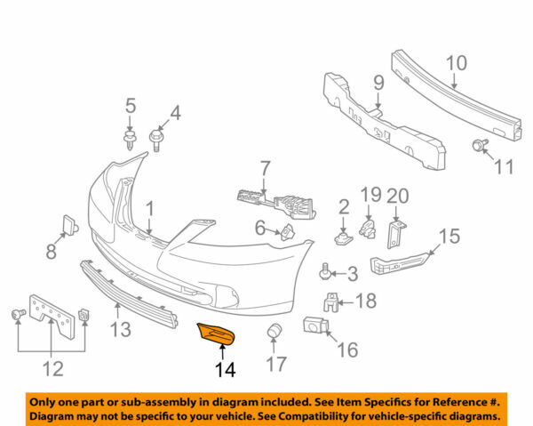 53142-33110 Toyota Garnish, radiator grille, no.2 5314233110, New ...