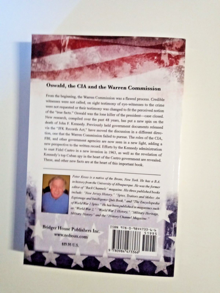 Oswald, the Cia and the Warren Commission by Peter Kross (2011, Trade ...