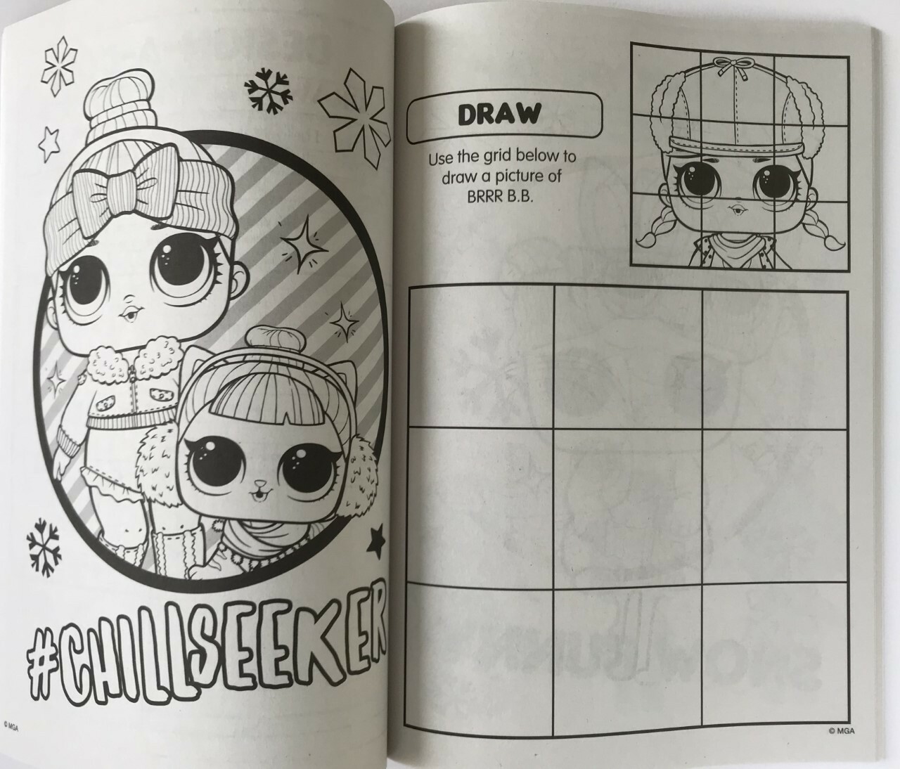 LOL SURPRISE! DOLLS Winter Christmas Theme Jumbo Coloring Activity Book ...