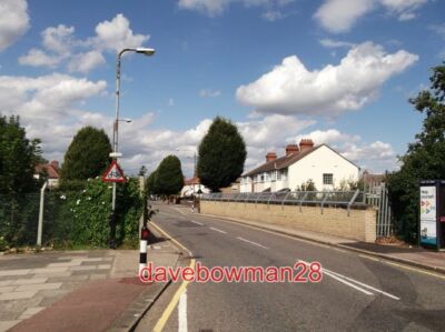PHOTO GREEN LANE ROAD BRIDGE OVER THE RAILWAY THE B203 LEADS FROM THE ...