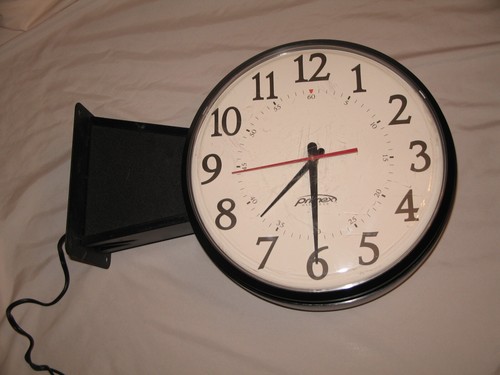 Primex Wireless Clock 12.5 Analog 14164 double faced Wall Ceiling Mount ...