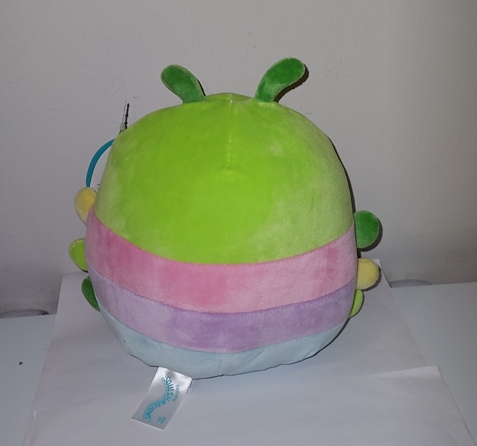 Squishmallows Caterpillar Rutabaga Soft Colorful Insect Plush 7.5" New ...