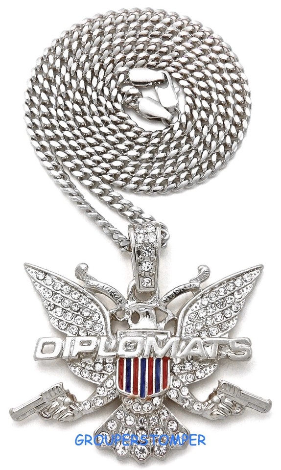 Dipset New Pendant with Necklace Diplomats | eBay