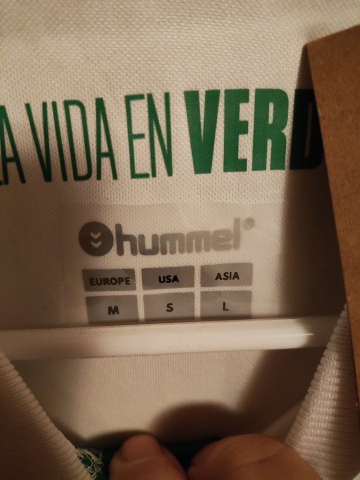 Real Betis Soccer Jersey Green/White Men's Size Small | eBay