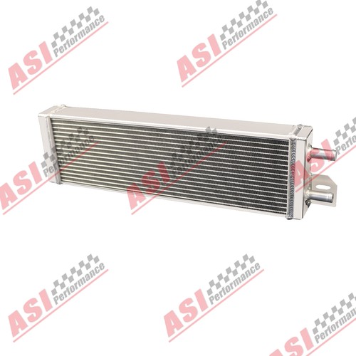 Universal 2-Row Aluminum 56mm Air to Water Intercooler Liquid Heat ...