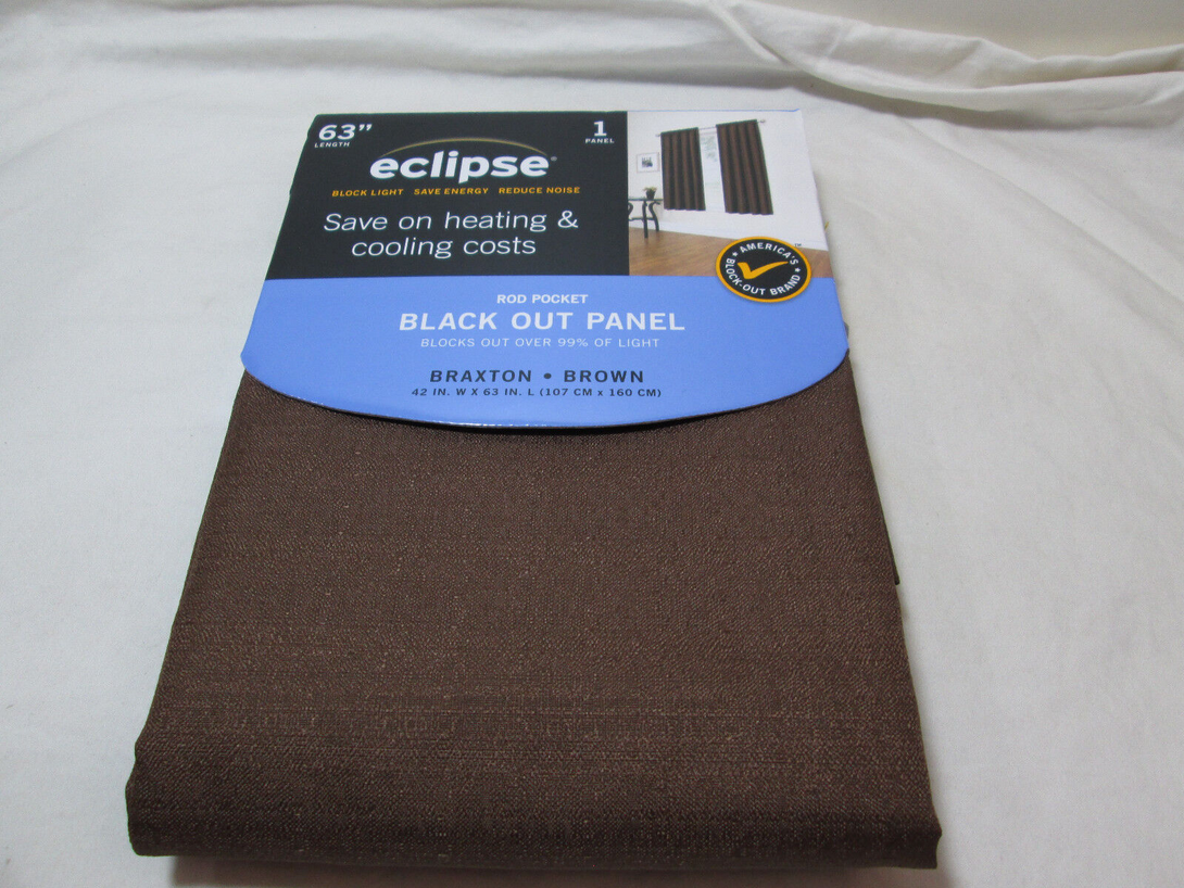 Black Out Panel Curtain - espresso 52" x 84" | eBay