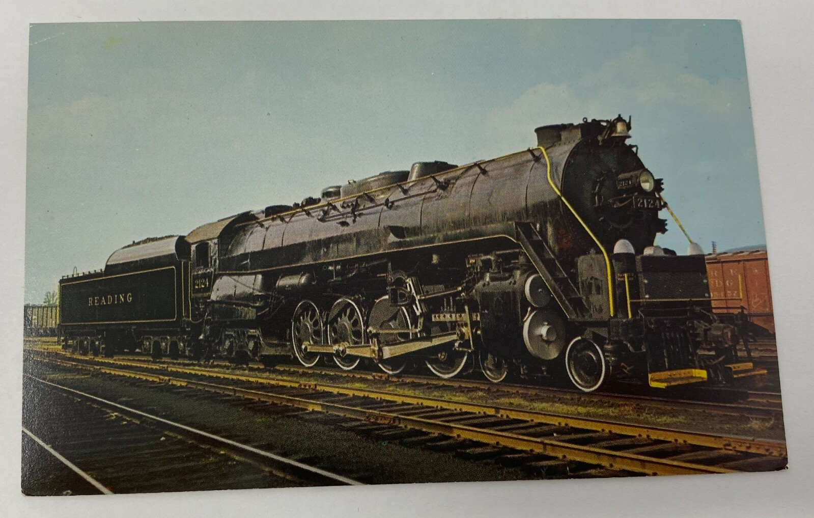Vintage Reading 2124 1960 Reading Iron Horse Rambles PA Train Postcard ...