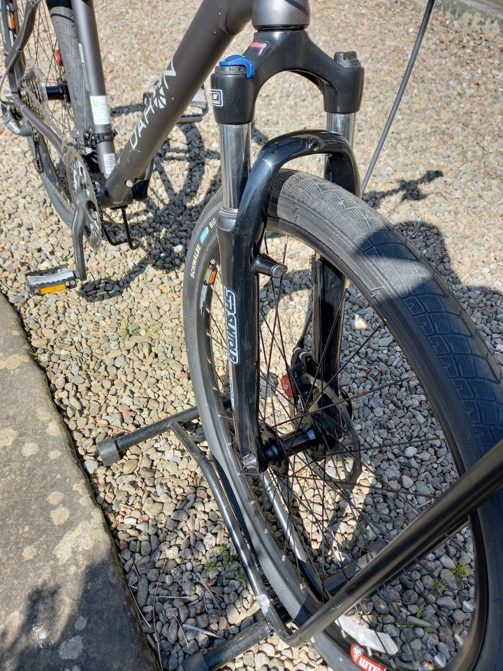 Dahon Matrix 2010 26" w folding bike 17" frame 24 SRAM gears AVID disc ...