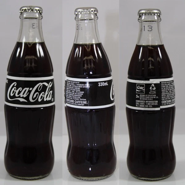 Coca Cola Bottle Logo Black And White