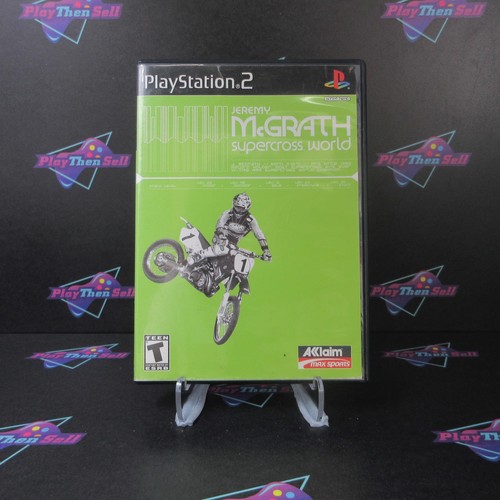 Jeremy McGrath's Supercross World PS2 PlayStation 2 AD/NM - (See Pics ...