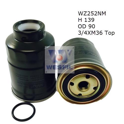 WesFil Fuel Filter For DIESEL Z252 TOYOTA TOYOTA | eBay Australia