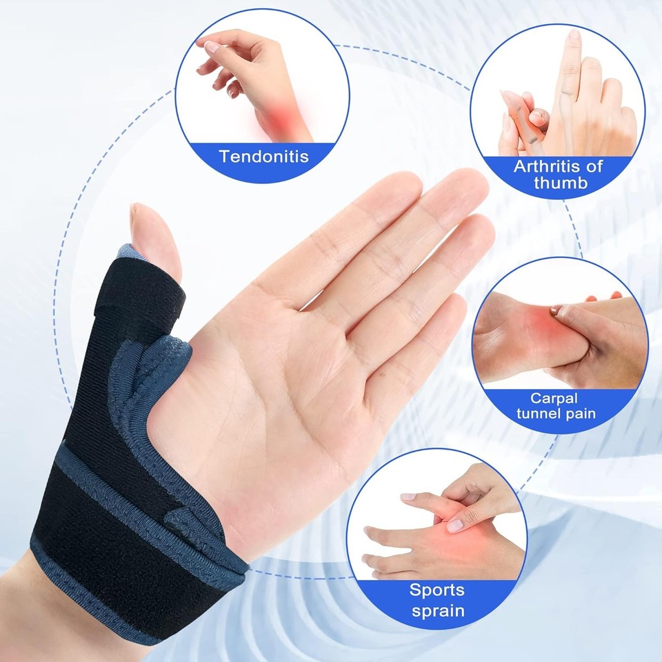 Thumb Brace Spica Splint,CMC Joint Support for Arthritis Small | eBay
