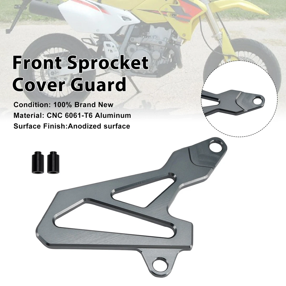 Aluminum Sprocket Protector Front Sprocket Chain Cover Guard Protector ...
