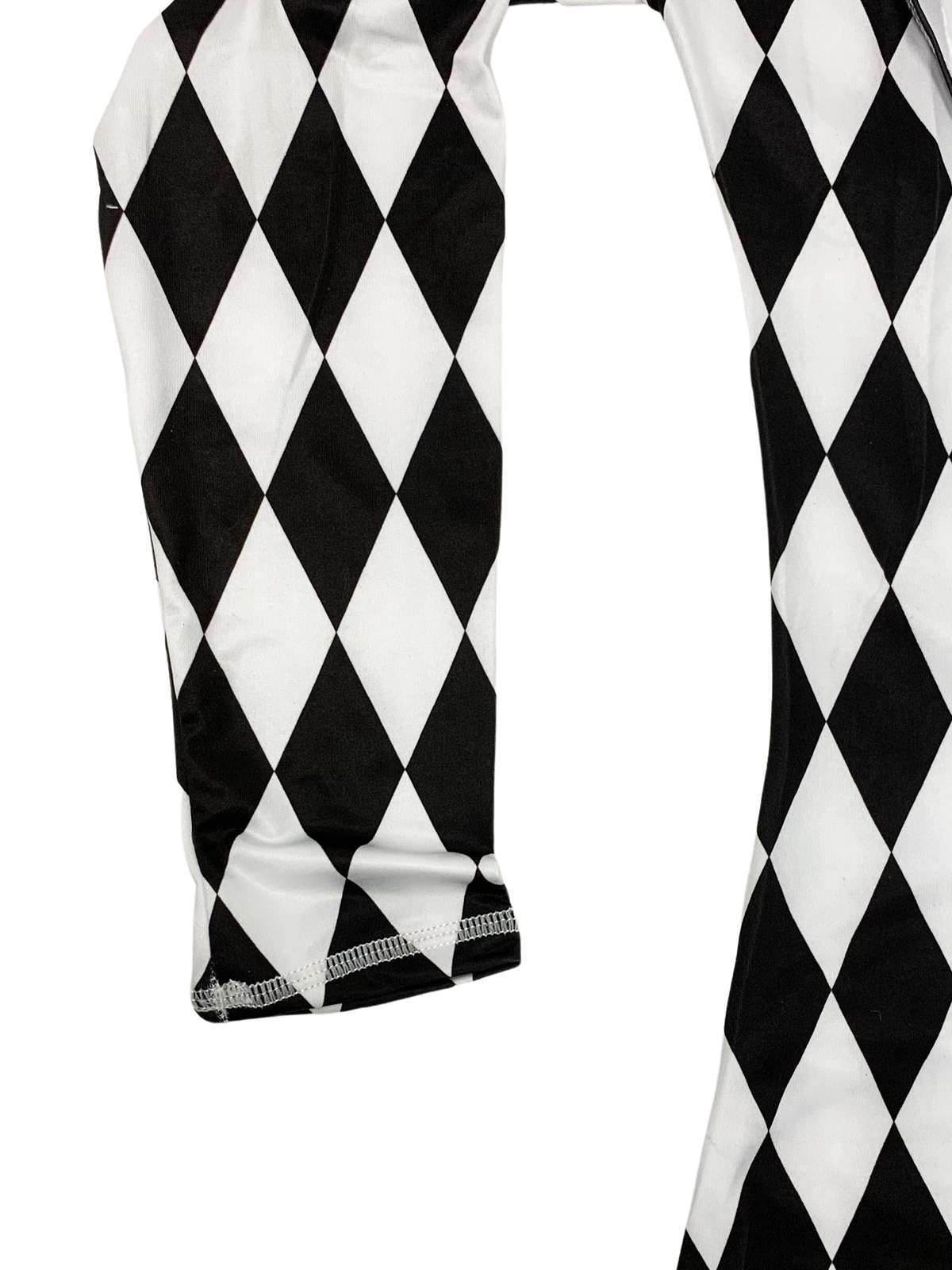 Harlequin Leotard Costume Freddie Mercury Unitard Spandex Outfit Black ...