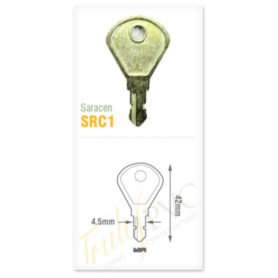 uPVC Window Handle Key Locking uPVC Frame WMS Cotswold Forma Shaw Era ...