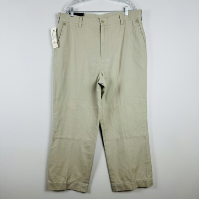 Austin Reed Pants Mens Size W38 x L29 Khaki Cotton New | eBay