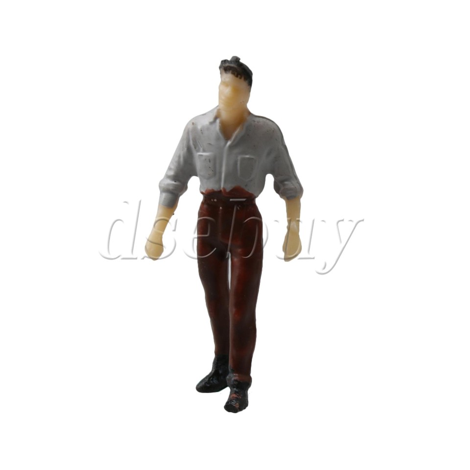 Gauge O 1:50 Scale Hand Painted Layout Model Train People Figure Pack ...
