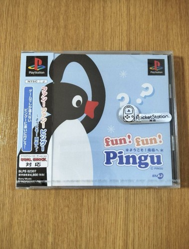 1999 FUN FUN PINGU Welcome! To Antarctica PS1 Playstation Japan NEW ...