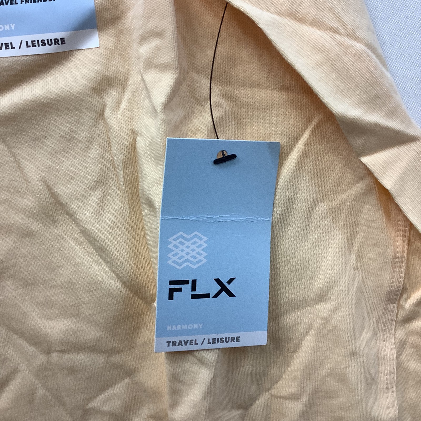 FLX Womens Tank Top Beige Cotton Blend Round Neck Sleeveless Pullover ...