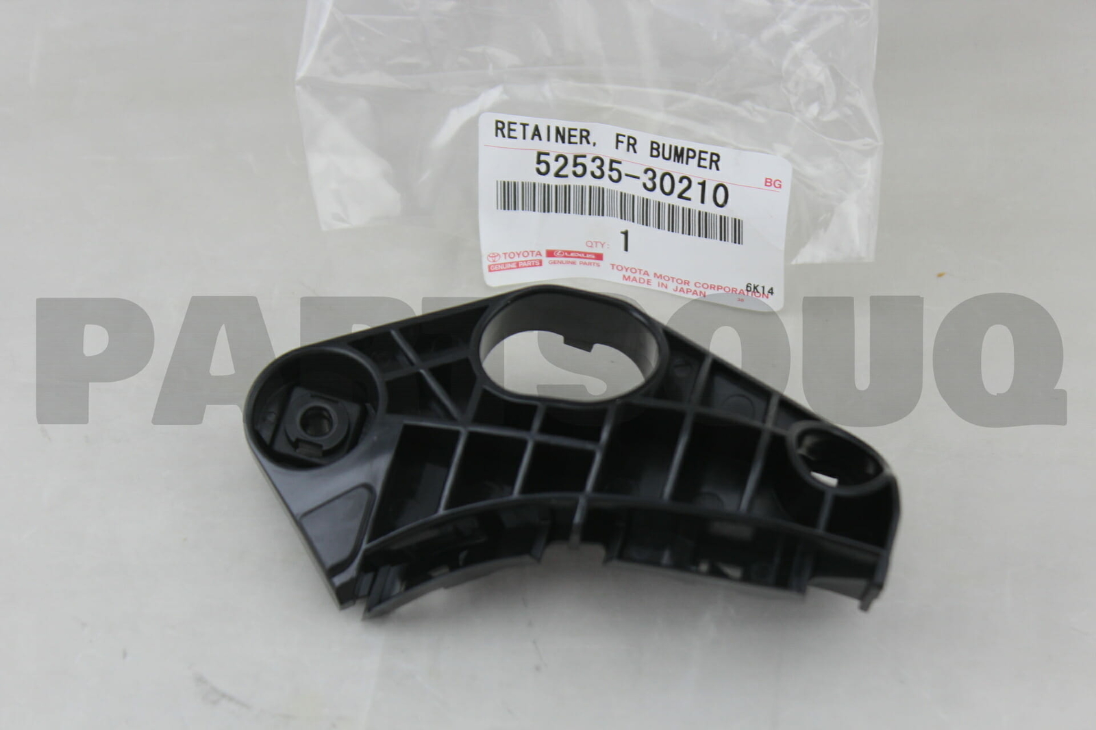 5253530210 Genuine Toyota RETAINER, FRONT BUMPER SIDE, RH 52535-30210 ...
