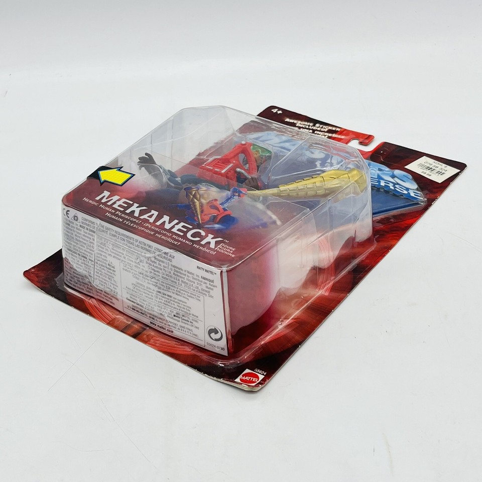 Mekaneck MOTU 200x Masters of the Universe 6" Action Figure Carded 2002 ...