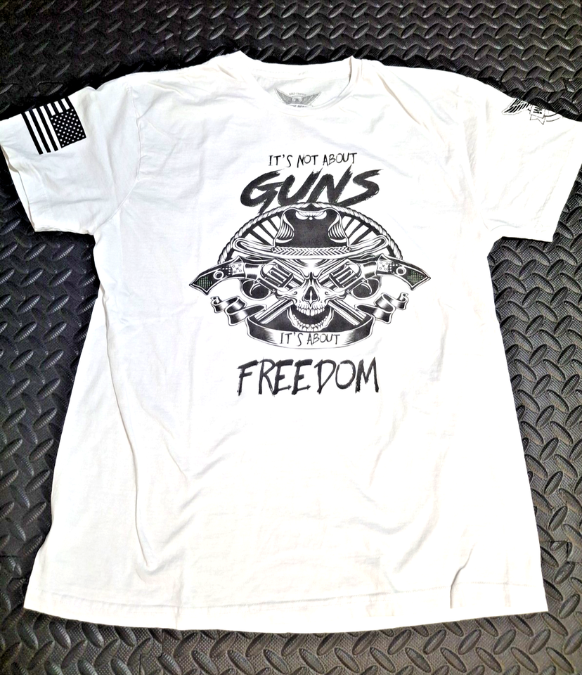 Men's We the People 2nd Amendment T-Shirt Short Sleeve White Holsters ...