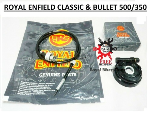 ROYAL ENFIELD Old CLASSIC & BULLET 500/350 CC "SPEEDO DRIVE WITH SPEEDO ...