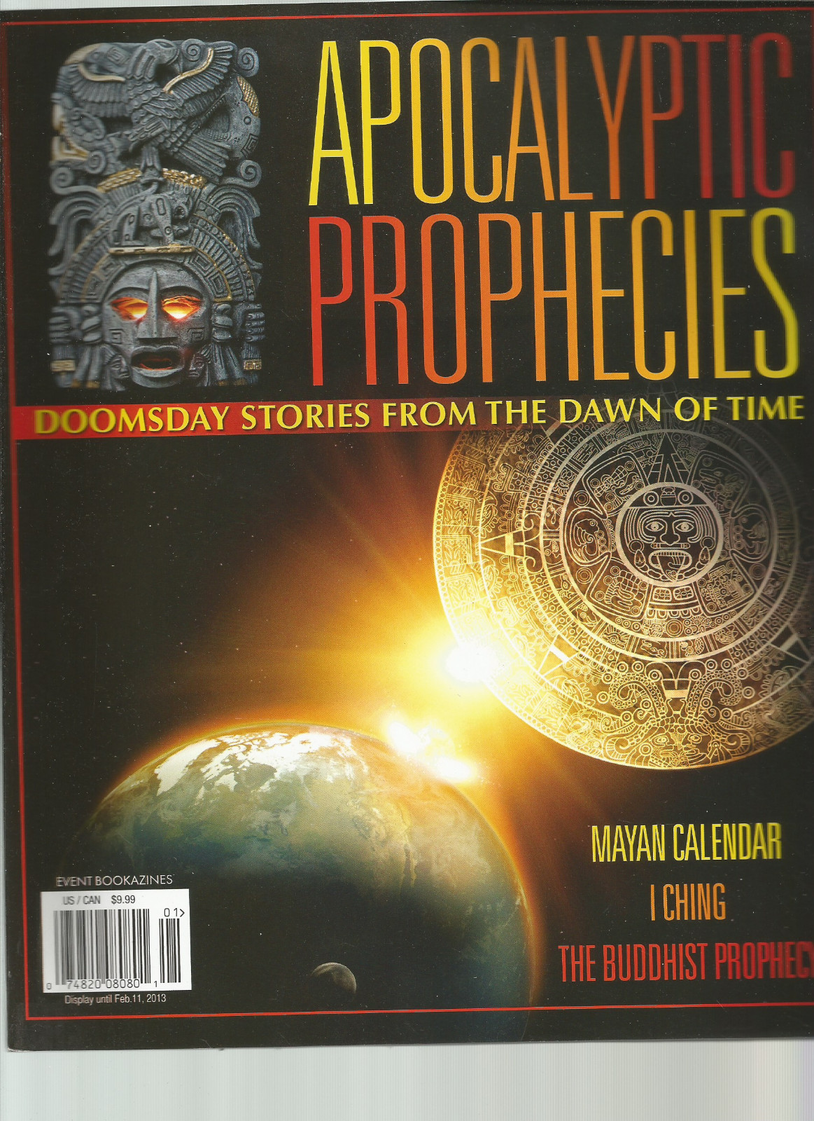 APOCALYPTIC PROPHECIES 2013 DOOMSDAY STORIES FROM THE DAWN OF TIME | eBay