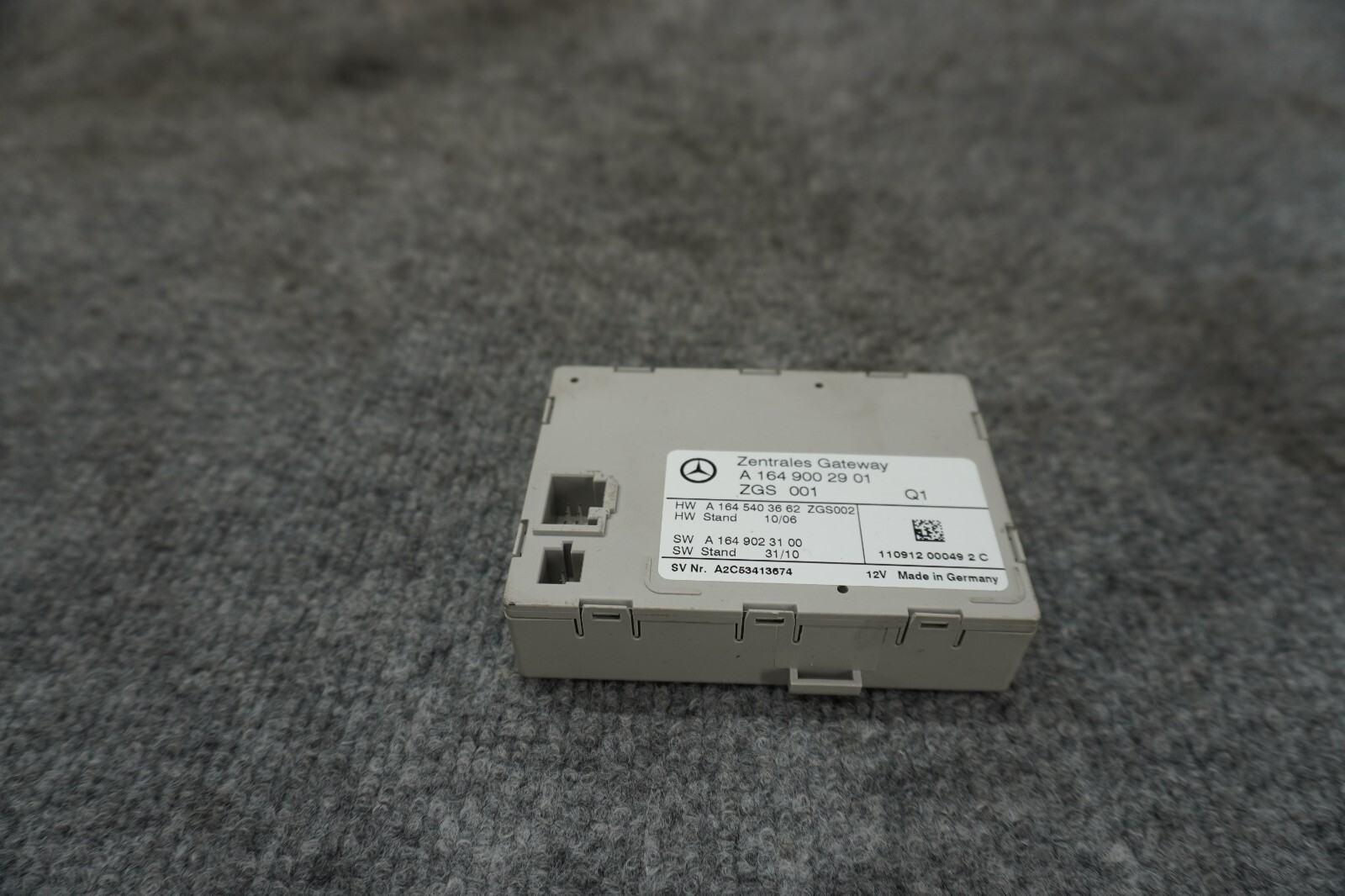Mercedes-Benz Ml W164 Central Gateway Control Unit A1649002901 OEM for ...
