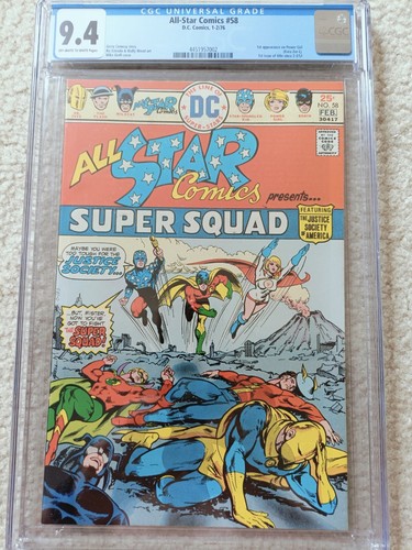 All Star Comics #58 CGC 9.4 (1976) 1st App Powergirl! DC KEY | eBay