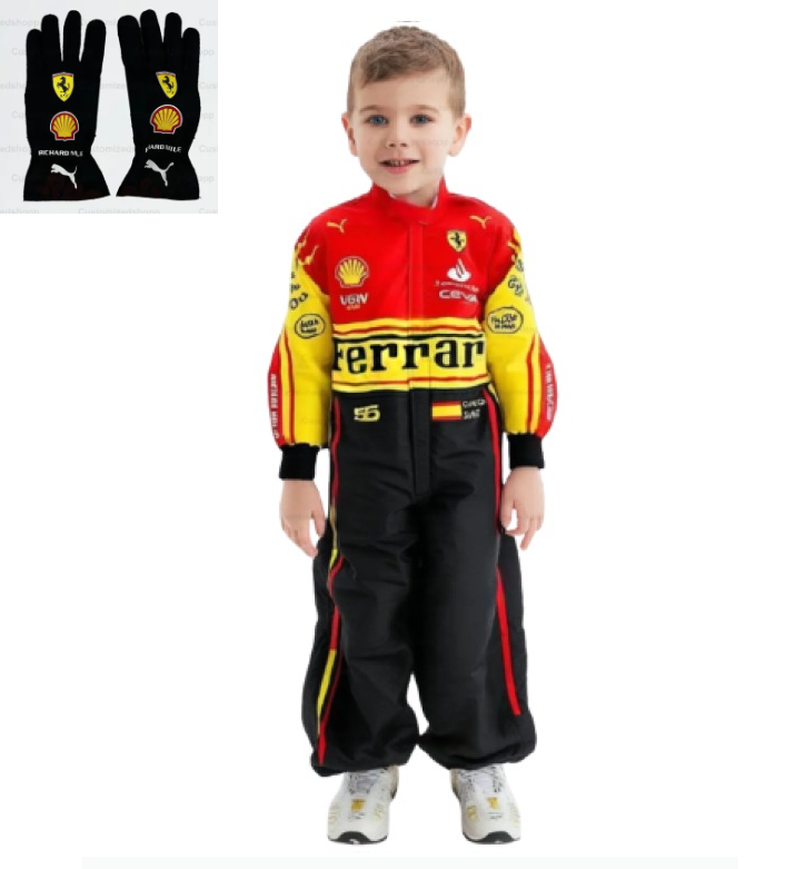 F1 Kids Race Suit with gloves- Race Car Birthday Costume - Baby Boy ...