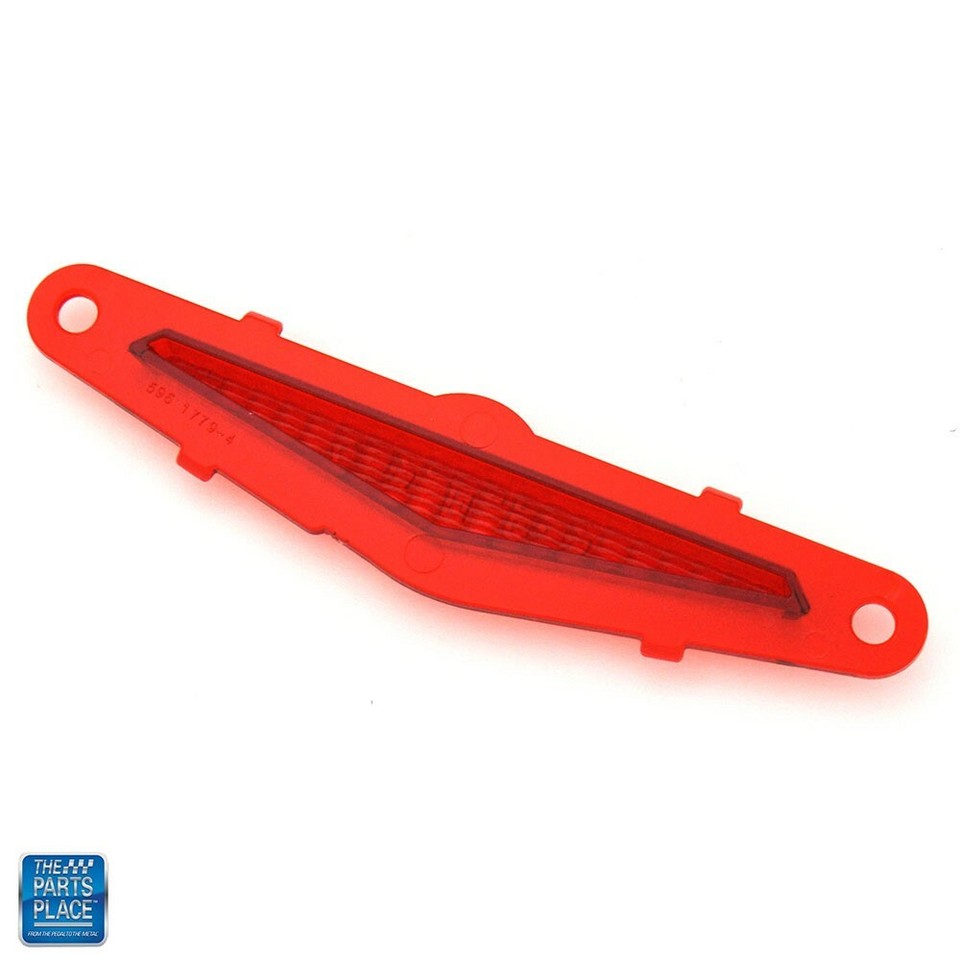 1969 GTO Rear Quarter Side Marker Light Lens Red With GTO Embossed Pair ...