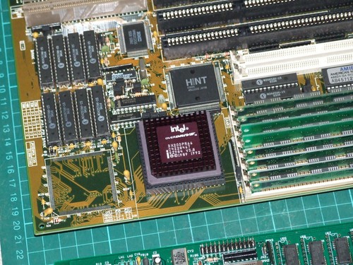 486 VLB AT motherboard with 486DX2-66MHz CPU & 8Mb Ram 256K cache ...