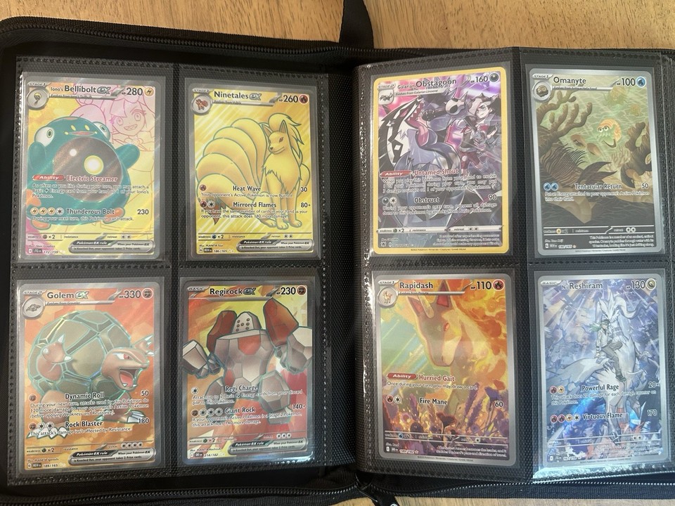 Pokemon Collection Binder Lot - 112 Cards (Mint/NM) | eBay