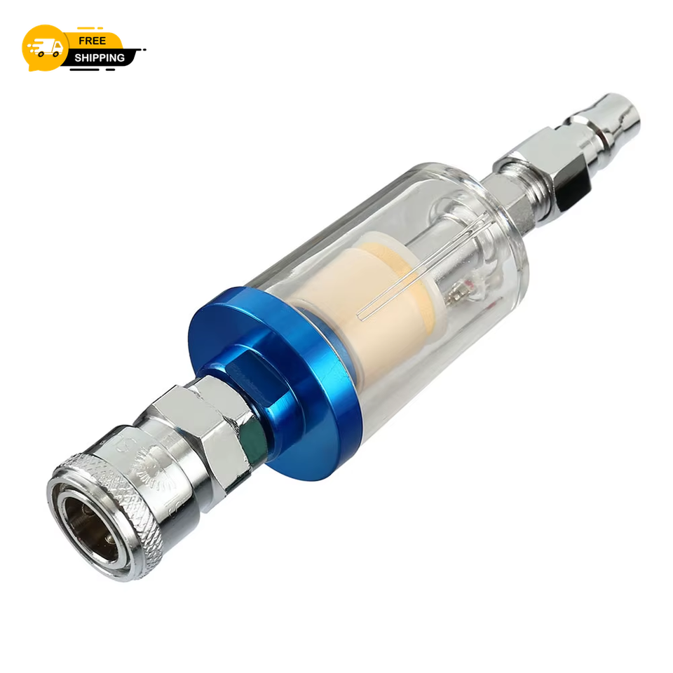1X Air Compressor Moisture Oil Water Trap Filter Separator Regulator UK ...