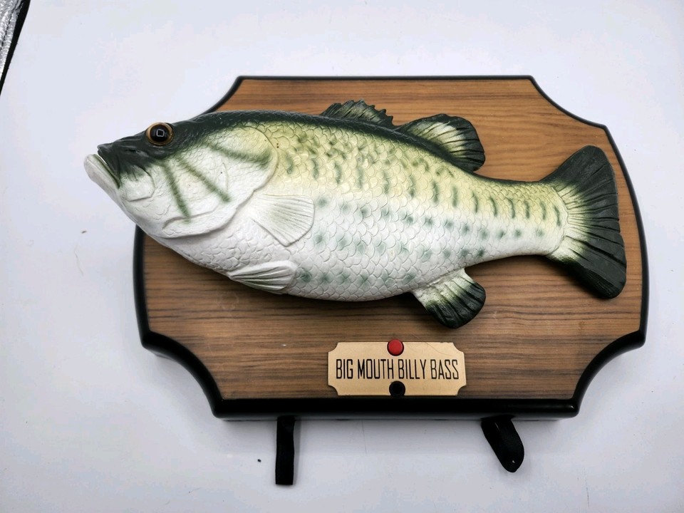 VTG 1999 Gemmy Big Mouth Billy Bass Singing Fish Wall Plaque Working | eBay