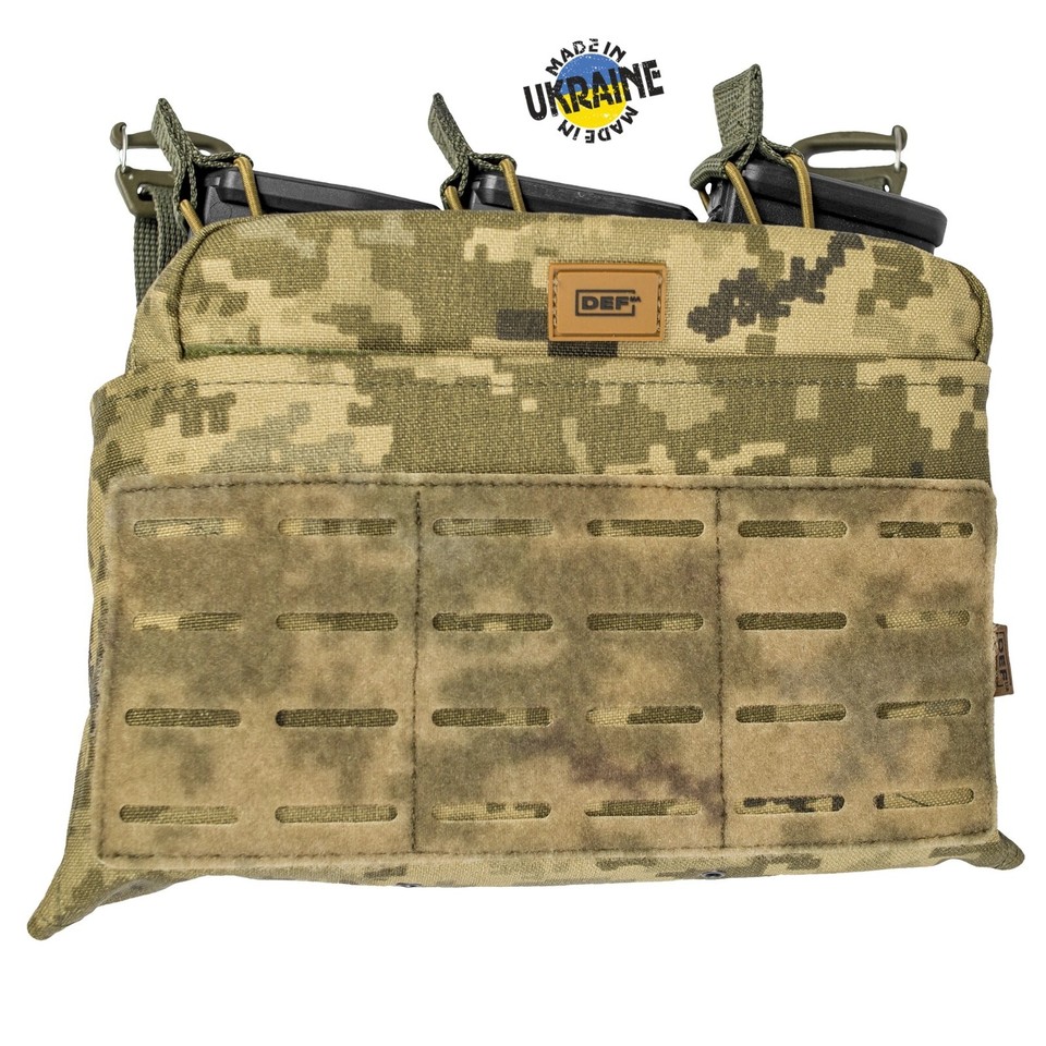 Ukraine military ASSAULT PANEL for body armor for 3 magazines UA Digital MM-14 | eBay
